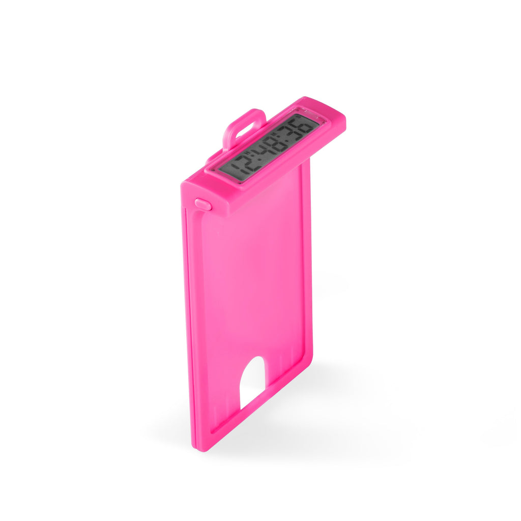 Badge holder / Id card holder with digial clock - ClockiD® 9913636258132
